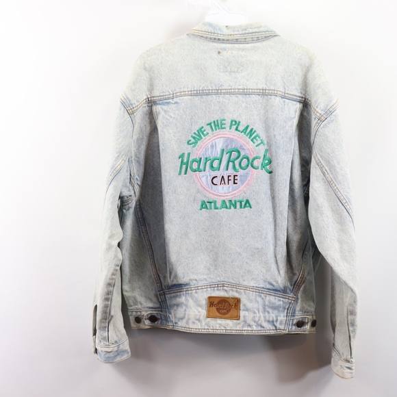 Hard Rock Cafe | Jackets & Coats | 9s Hard Rock Cafe Mens Large Atlanta ...